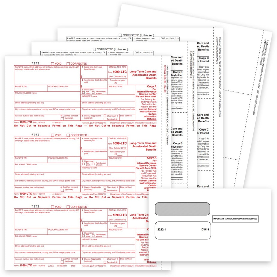 1099LTC Forms for Long-Term Care & Benefits - DiscountTaxForms