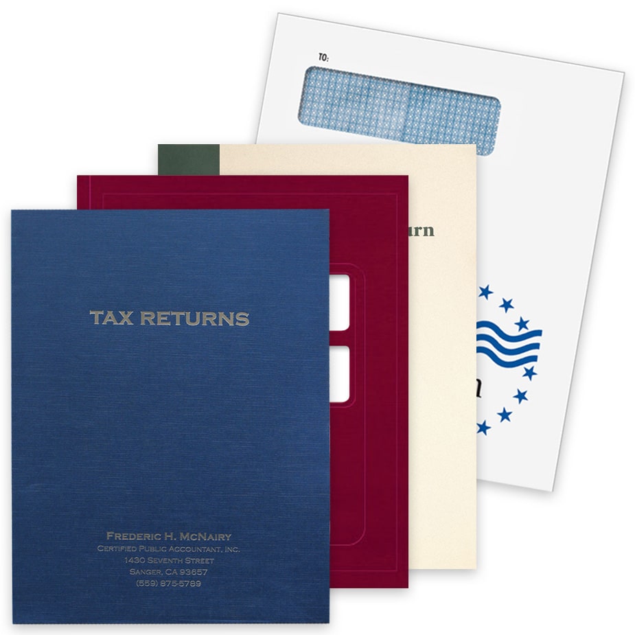 Tax Return Presentation Folders & Envelopes - DiscountTaxForms