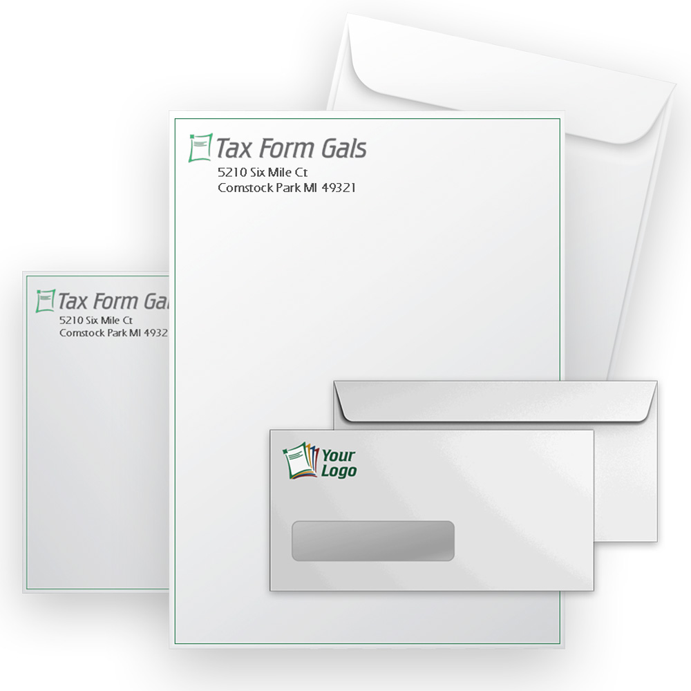 Custom Printed Envelopes - Discount Tax Forms