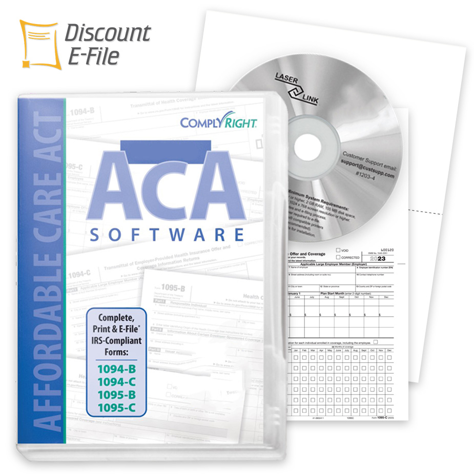 ACA 1095 Software and IRS E-filing - DiscountTaxForms.com
