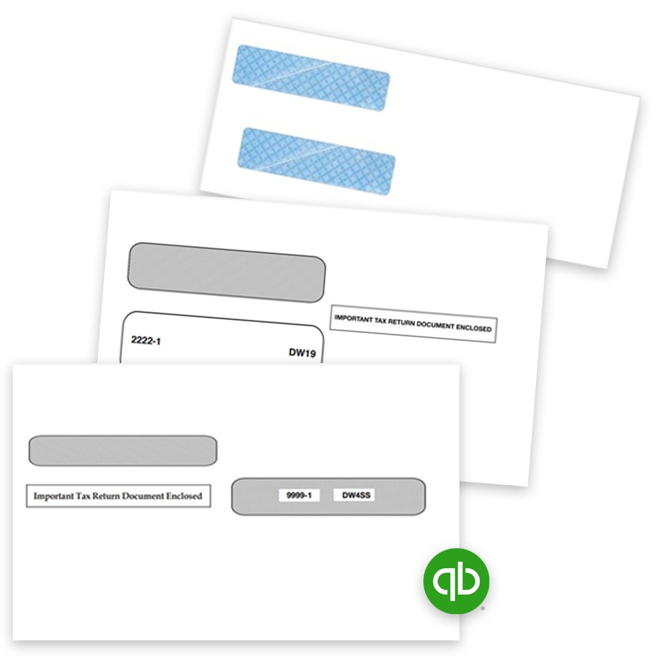 QuickBooks Envelopes for Checks & Tax Forms - DiscountTaxForms