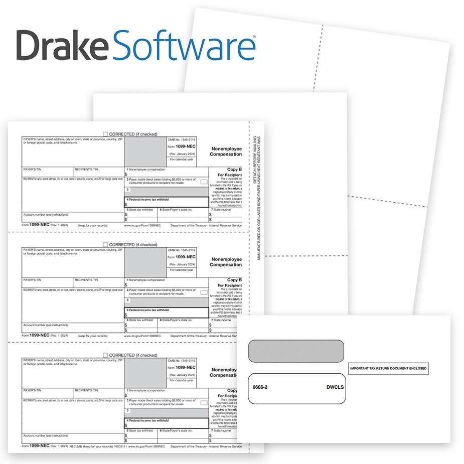 Drake Software Compatible Tax Forms - DiscountTaxForms.com