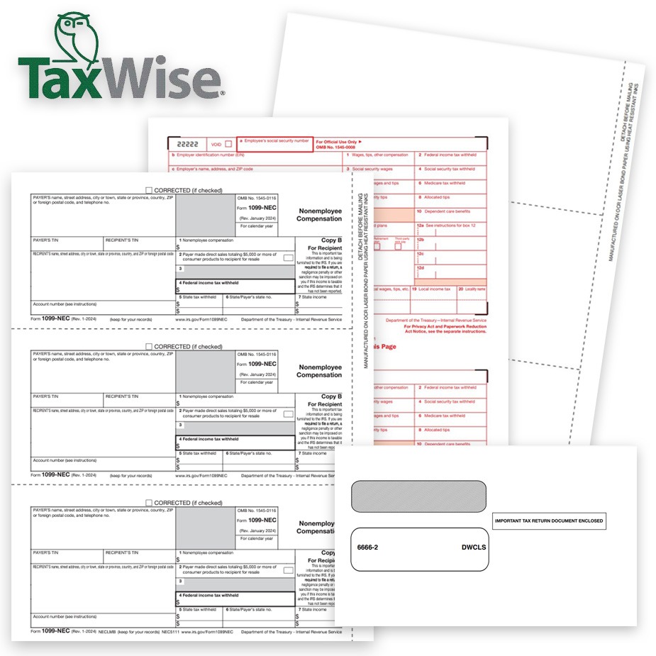 TaxWise Software Compatible Tax Forms - DiscountTaxForms.com