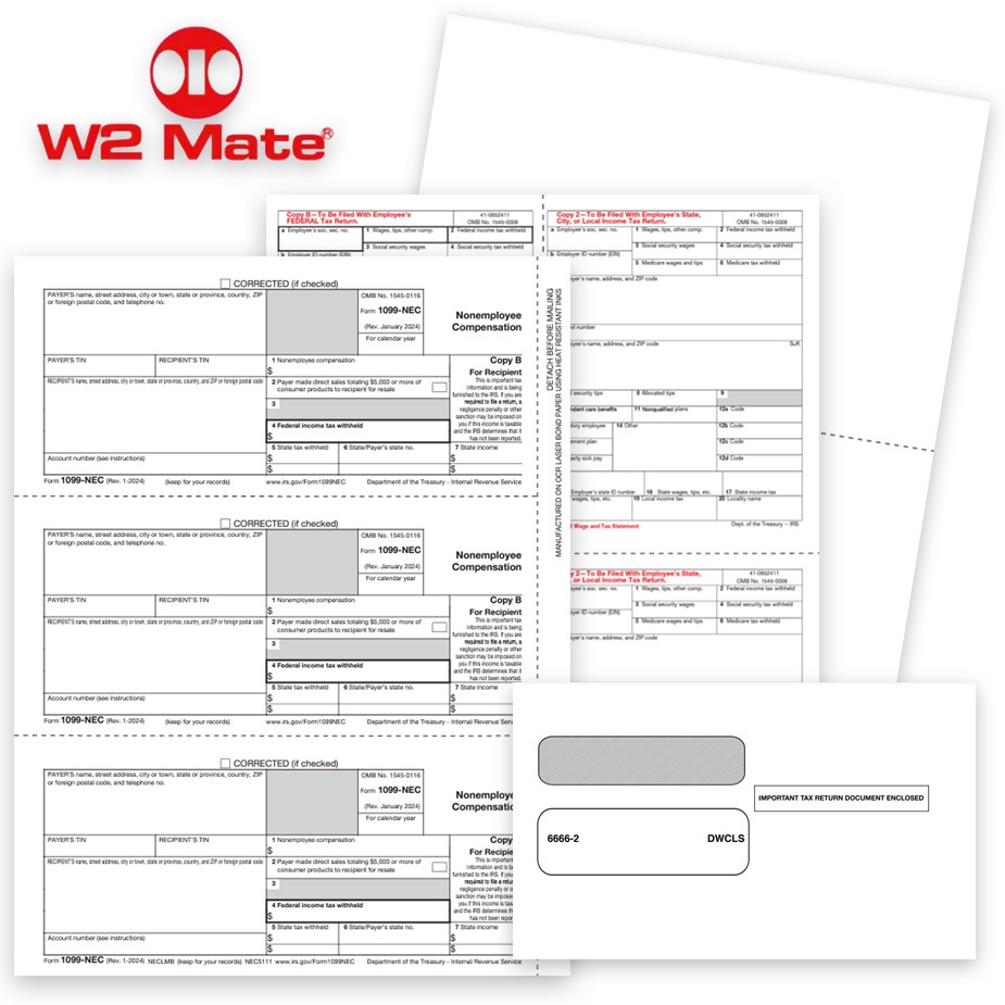 W2 Mate Compatible Tax Forms Discount Tax Forms